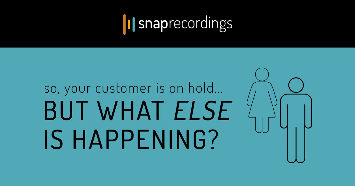 Infographic: So Your Customer Is On Hold...But What Else Is Happening?